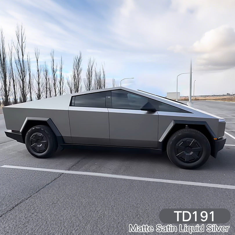 Tesla Cybertruck Color Paint Films Matte/Glossy/Laser Paint-Like Color ...