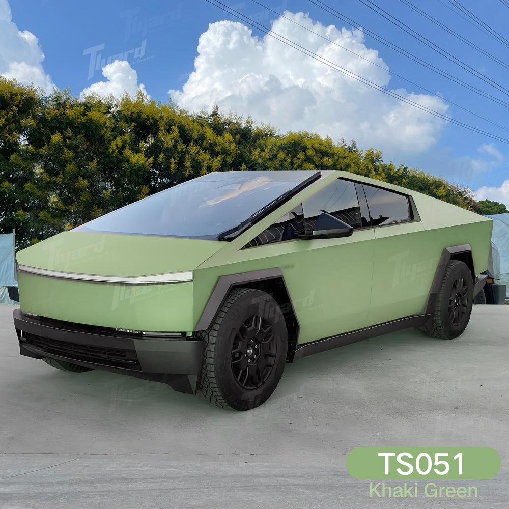Tesla Cybertruck Color Paint Films Matte/Glossy/Laser Paint-Like Color ...