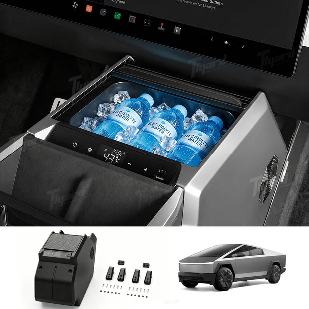 Cybertruck App Control Console Fridge with Built-in Touchscreen – Tlyard