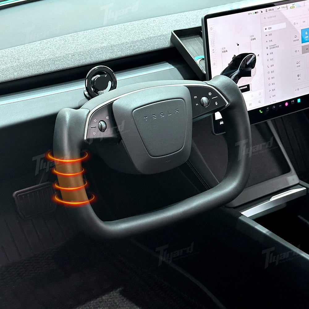 Model Y Juniper & Model 3 Highland Floating Yoke Steering Wheel | Tlya ...