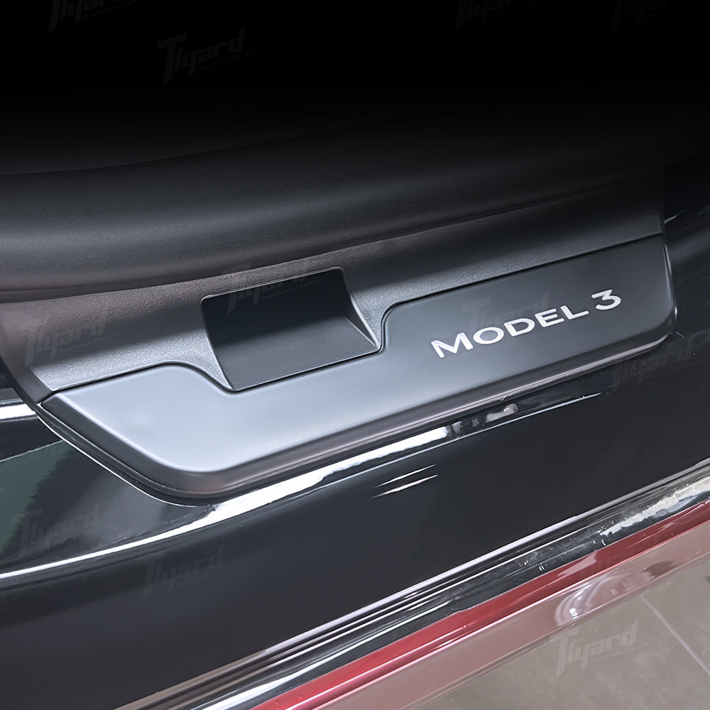 Tesla Model 3 Highland 2024+ Illuminated Door Sill Protector LED Strip ...