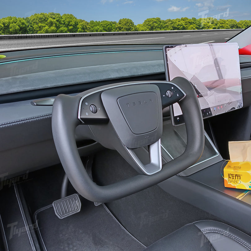 2025+ Tesla Model Y Juniper Yoke Steering Wheel Premium Heated Nappa/A ...