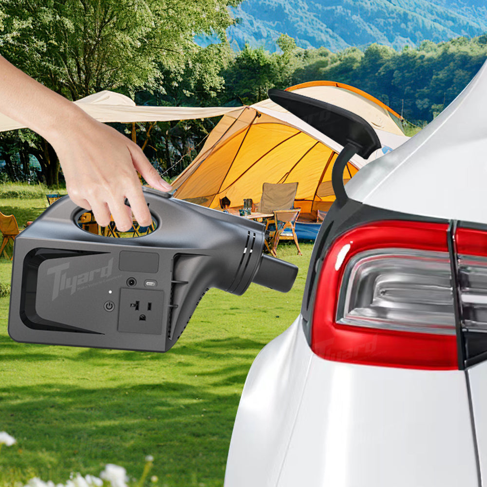 Tesla V2L Discharge Adapter 2KW/4KW for Tesla 3/Y/X/S Portable EV Powe ...