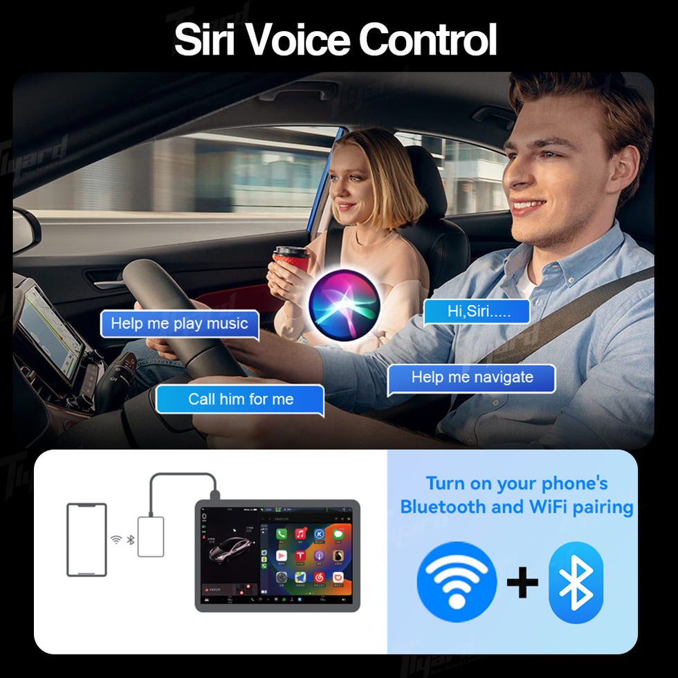 Tesla Zero-delay Carplay & Android Auto Adapter Box Pro AI-Powered Ada ...